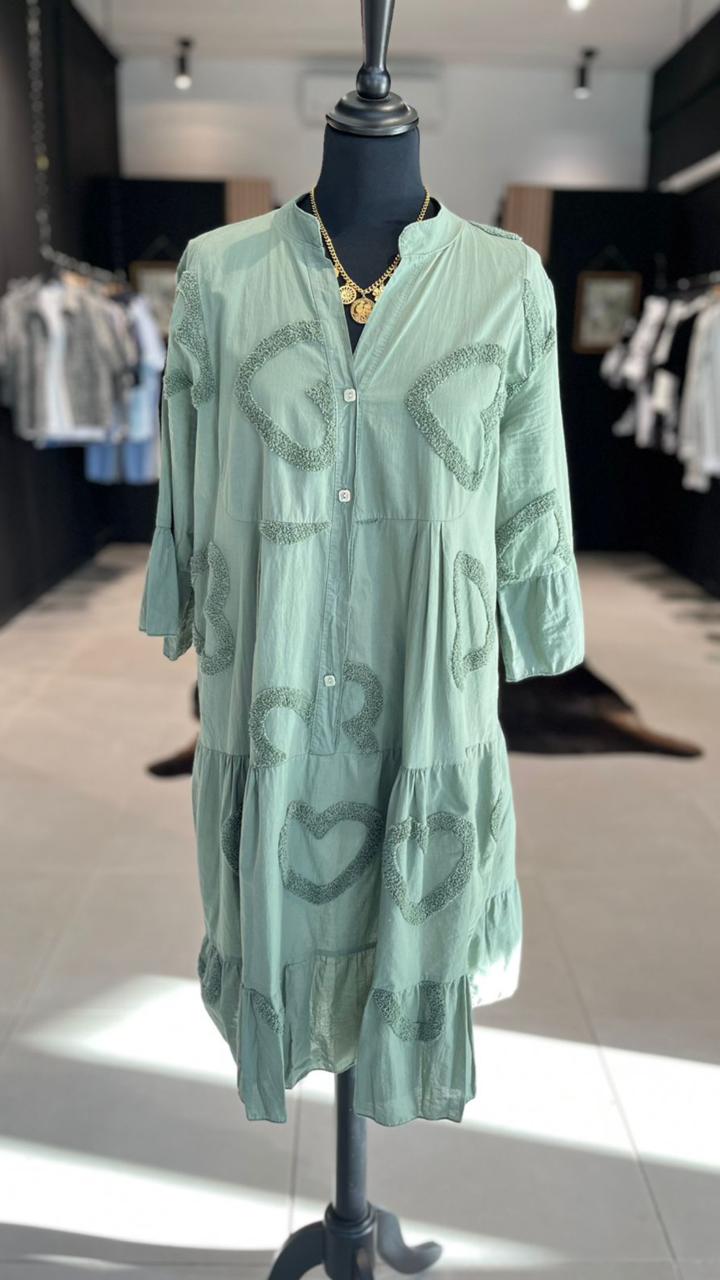 Robe STAR kaki - Taille Unique 36-44 - Prêt à Porter FEMME/Robes ...