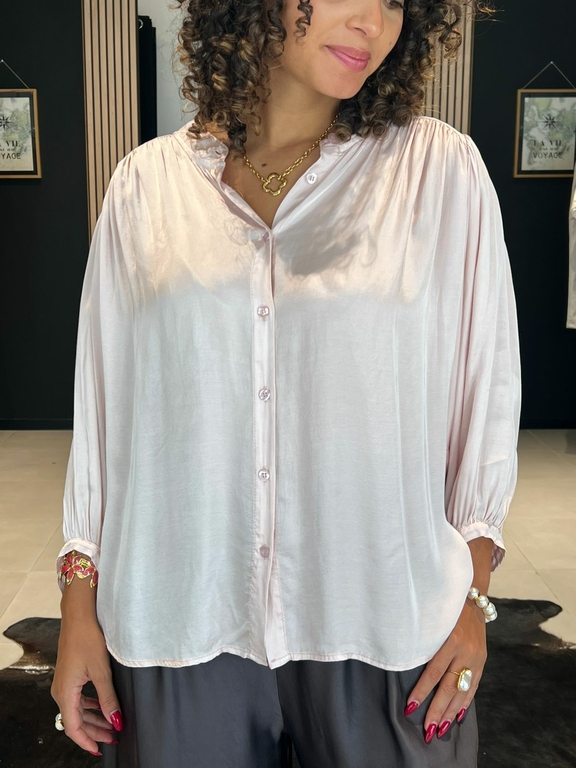 Chemise NAILA Rose - Taille Unique 36-48 - Prêt à Porter FEMME/Tops ...