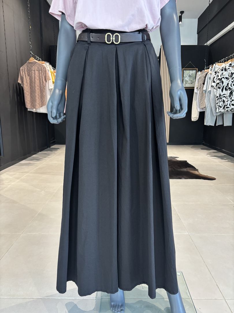 Jupe culotte plissée CHLOE Noir - Taille Unique du 36 au 44 - Prêt à ...