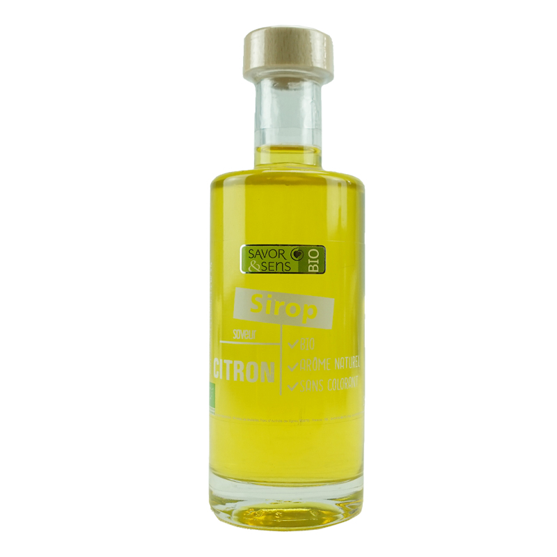 Sirop bio saveur citron 25 cl