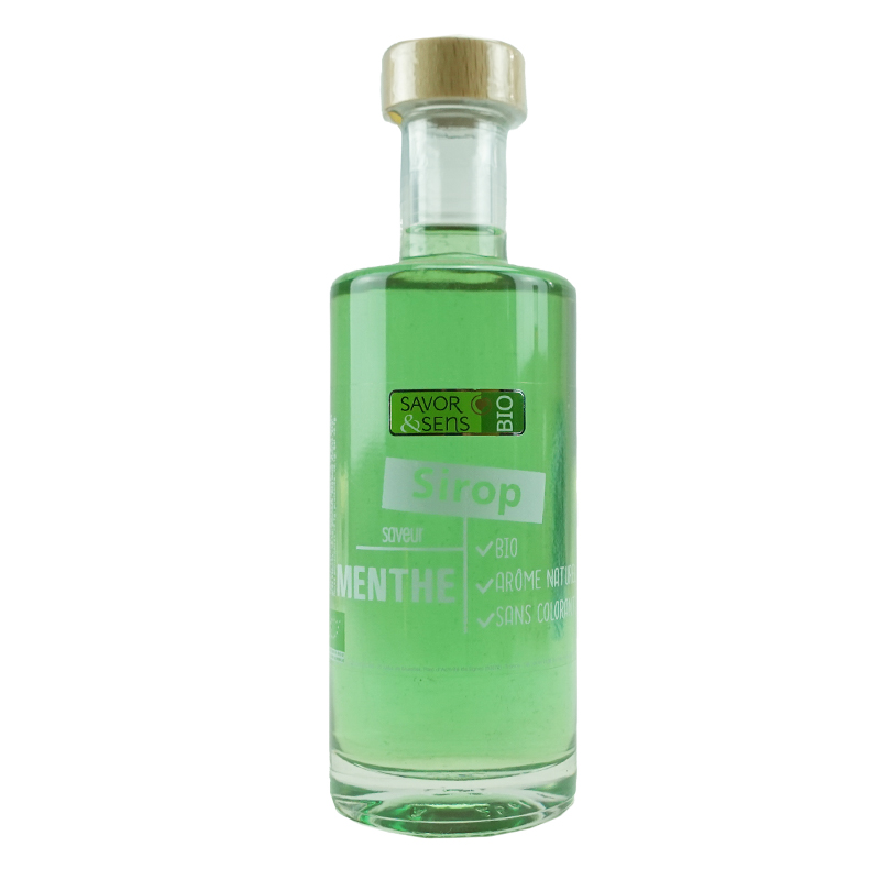Sirop bio saveur menthe 25 cl