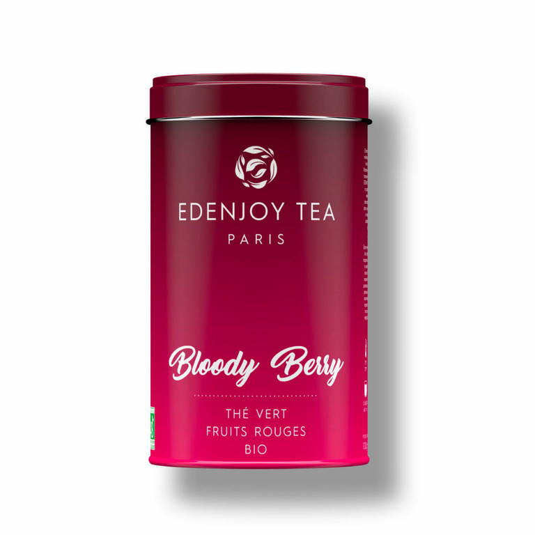 Thé vert bio / Sencha de Chine / Aux fruits rouges / Bloody Berry