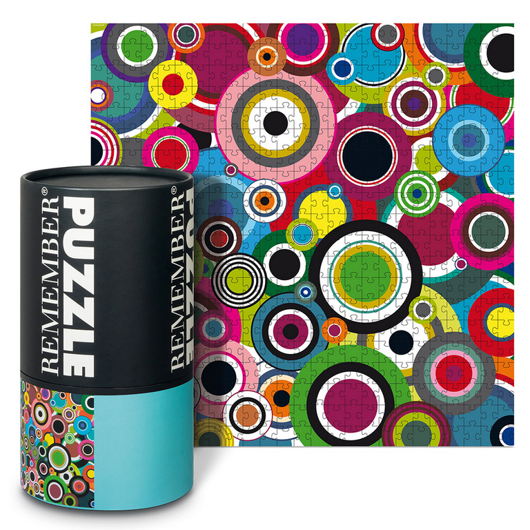 Puzzle RONDO 500 pièces / De 6 à 106 ans / Des ronds colorés