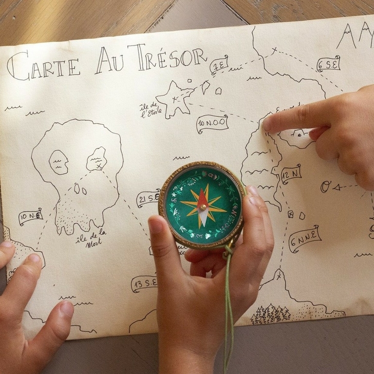 Kit créatif Grands explorateurs Construis ta boussole / 7-12 ans