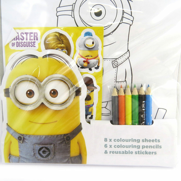 Set coloriage poster 'Minions' (21x19 cm) - [M8324]