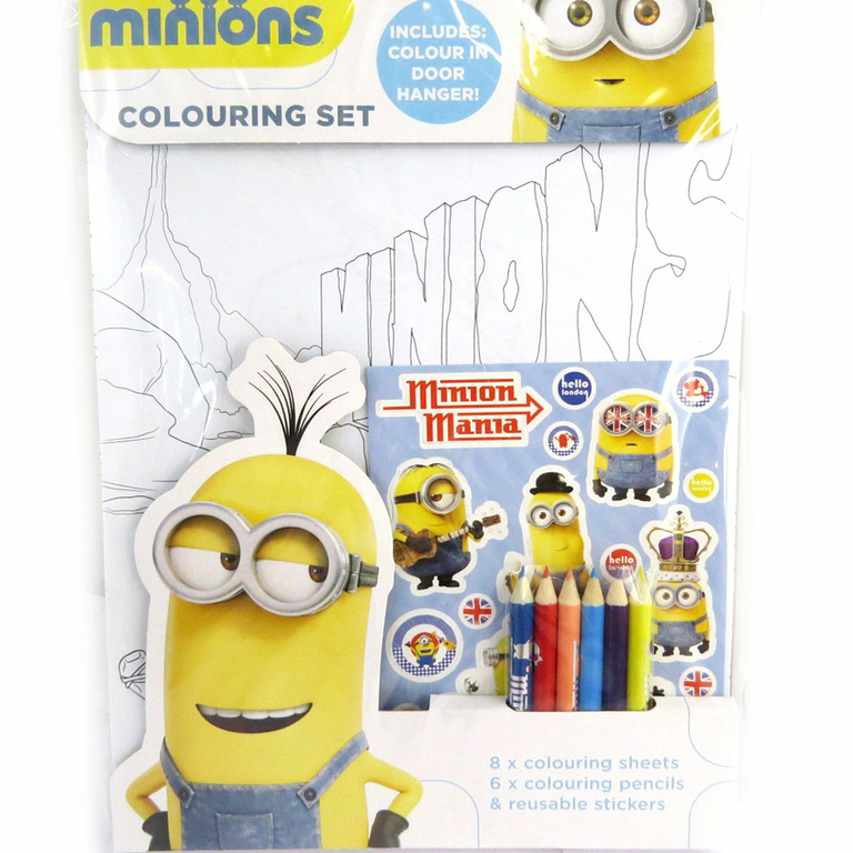 Set coloriage poster 'Minions' (21x19) - [M8325]