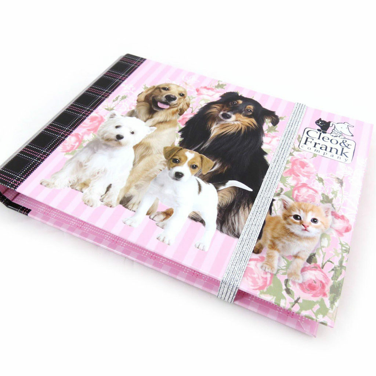 Journal Intime 'Cleo & Frank' rose - [J4364]