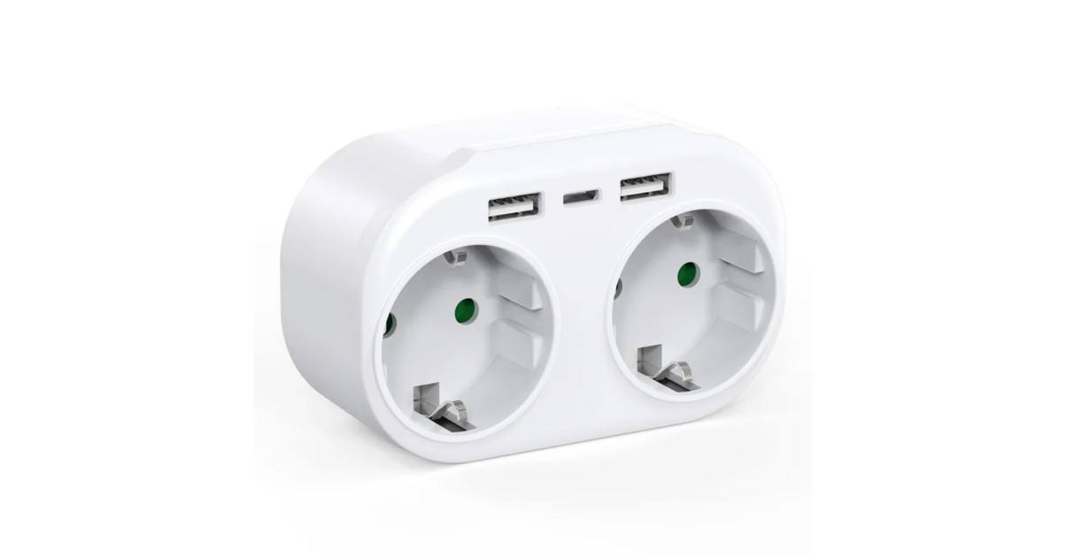 Multiprise Murale Microphone Espion - Europe-connection