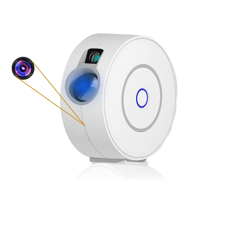 Projecteur Lumineux Caméra espion 4K - Caméra espion - Europe-connection