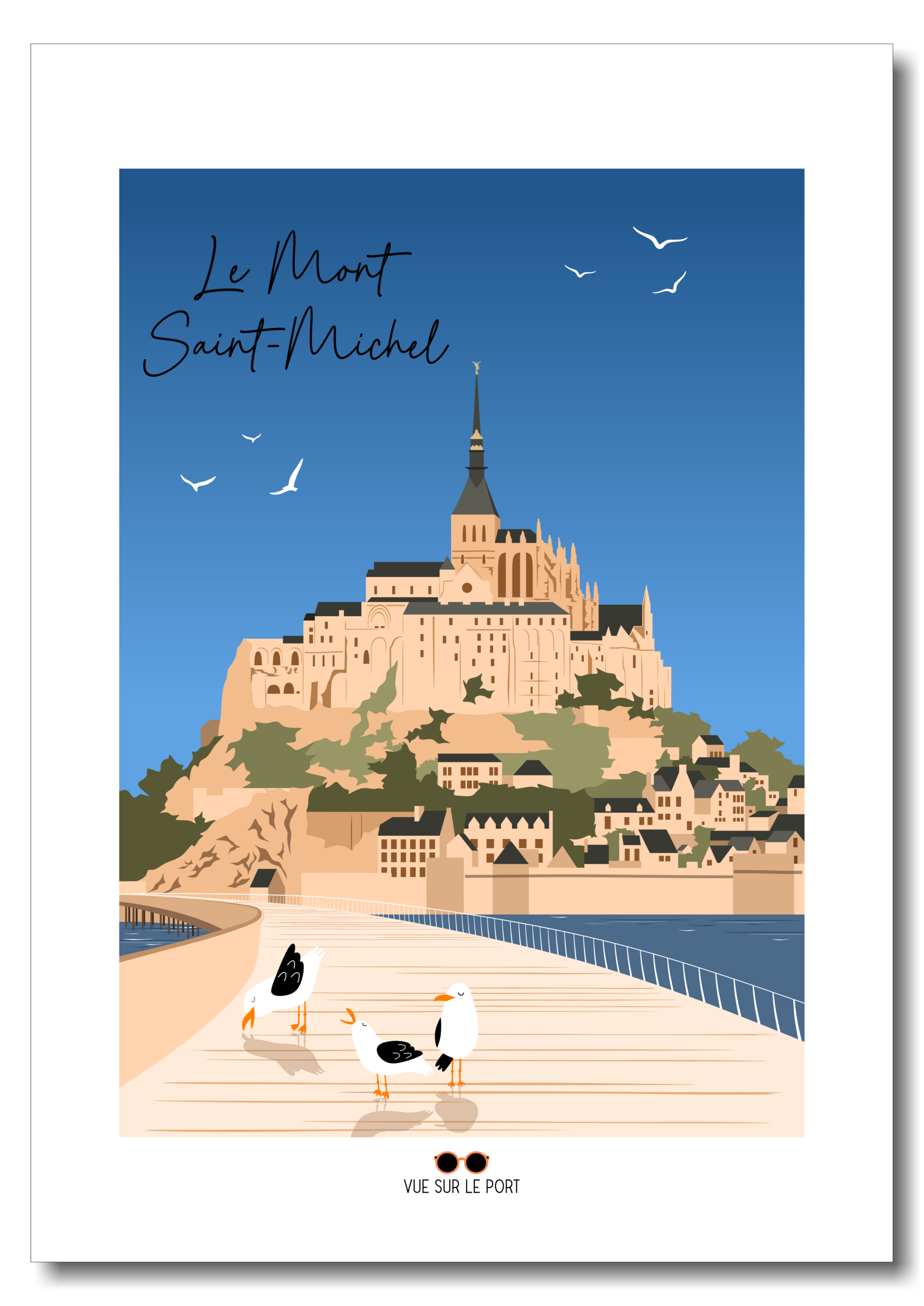 Affiche "le Mont Saint-Michel" - Affiches/Affiches Normandie / Hauts-de ...