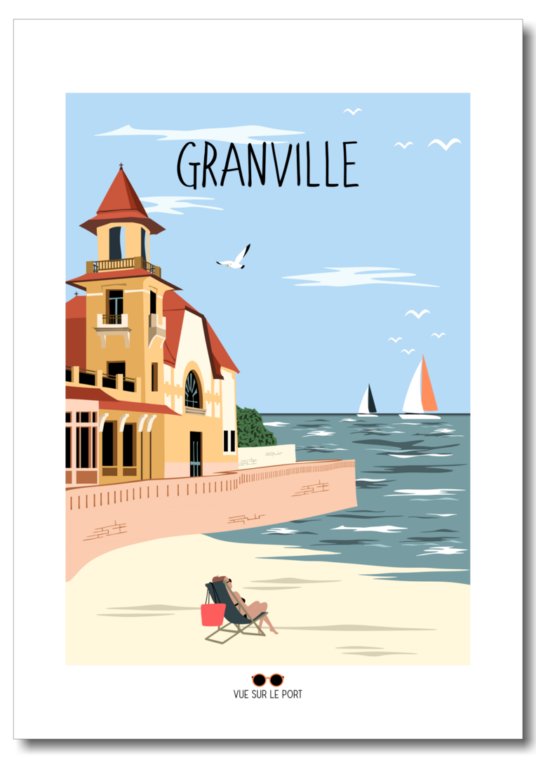 Affiche "Granville" - Affiches/Affiches Normandie / Hauts-de-France ...
