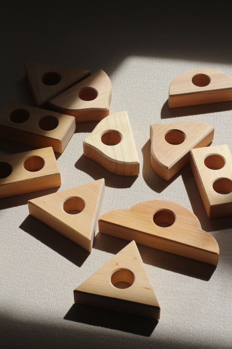 Bauspiel Peepwhole Blocks - Lot de 12 - Chouchous.fr