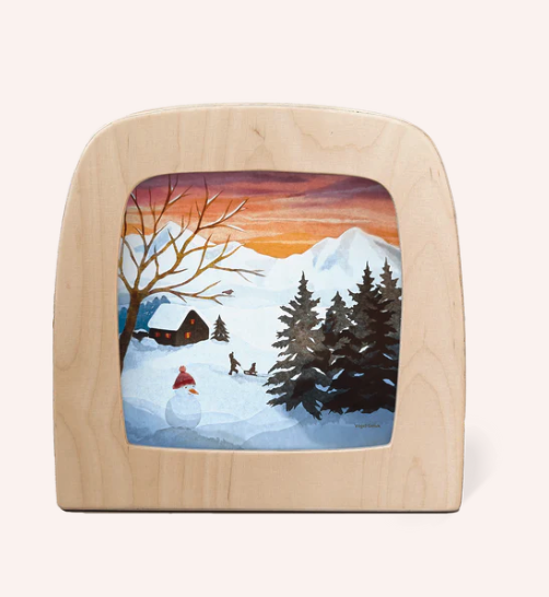 Carte à insérer pour Lampe Au fil des Saisons - Vogel Geluk - Sled Song ...