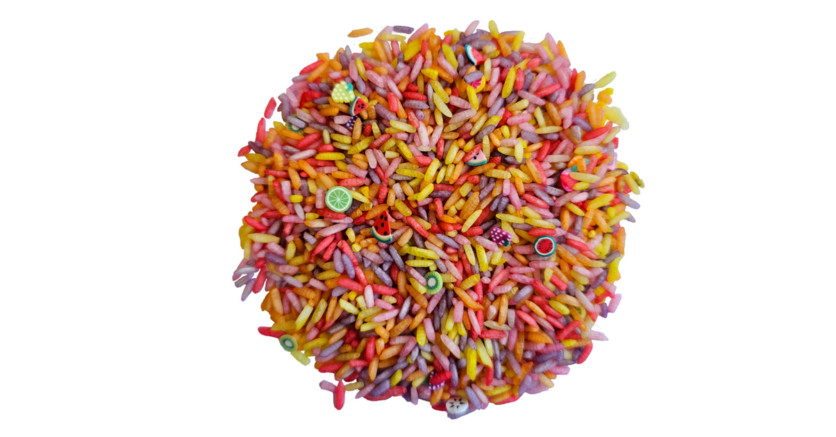 Riz coloré Fruit Mix - Riz sensoriel - Chouchous.fr