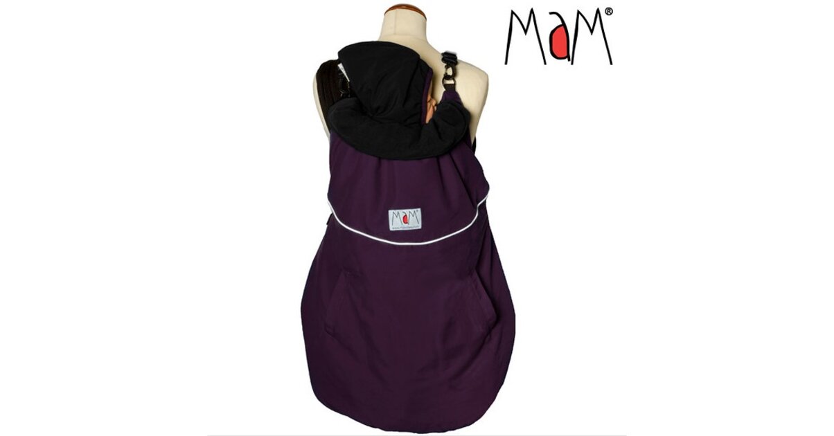 MaM Deluxe Flex Couverture de portage réversible Grape-Black - Chouchous.fr