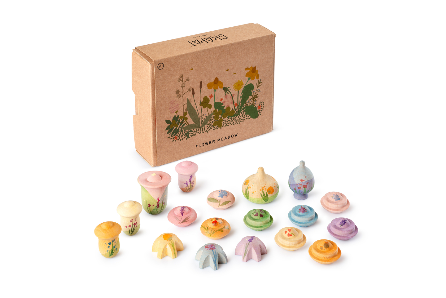 Grapat Flower Meadow - Lot de 18 - Chouchous.fr