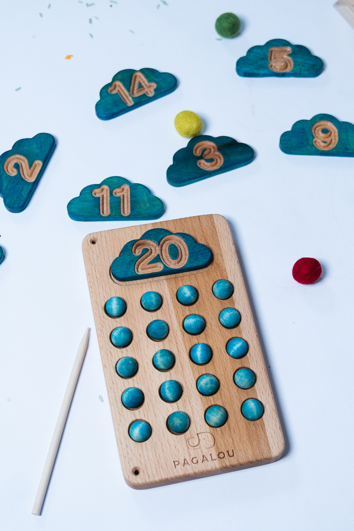 Make it Rain Tableau réversible mathématiques Pagalou Toys - Nos ...