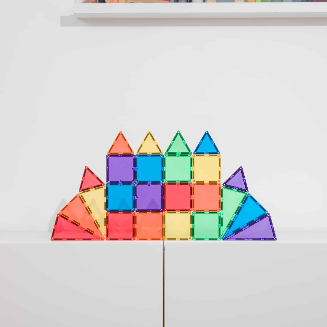 Connetix Jeu magnétique Mini pack Arc-en-ciel 24 pièces - Marques Jeux ...