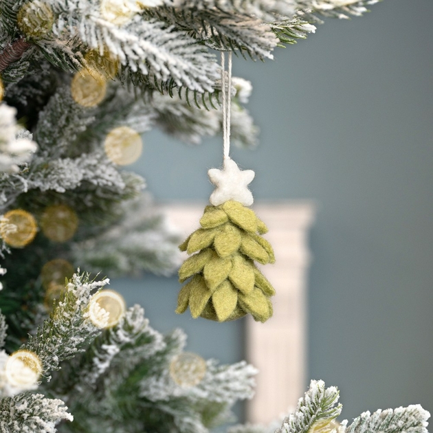Suspension De Noel En Feutrine