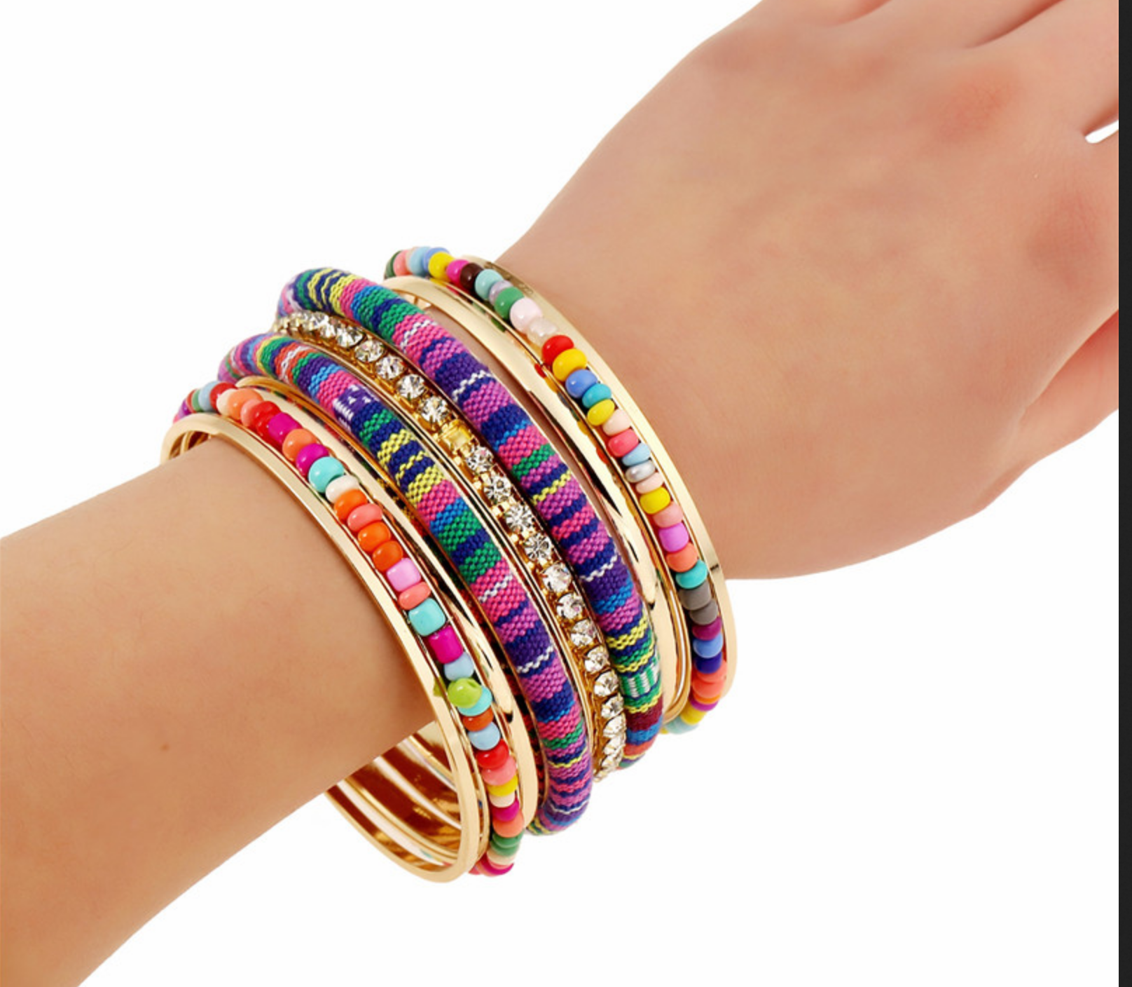 Bracelet Multi Rangs Hippie Boho Boheme Chic Bangle0243 Monyronyboho