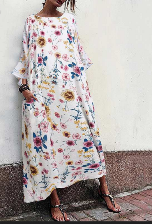 Robe fleurs longue boho boheme chic monyronyboho