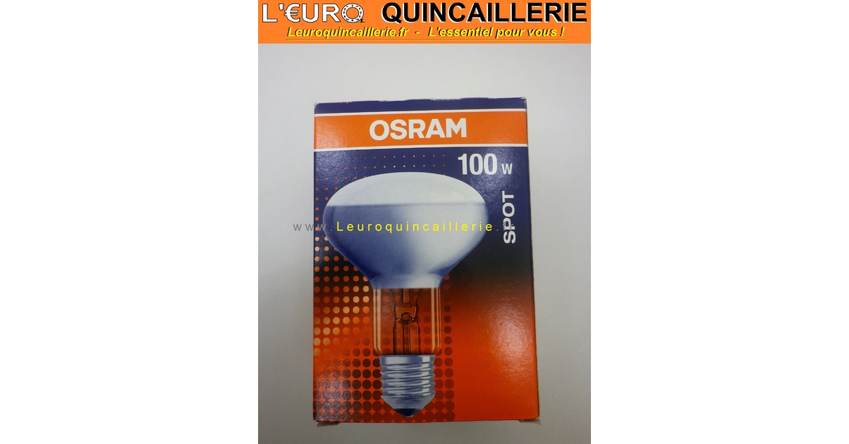 Ampoule spot R80 E27 100w Osram - ÉCLAIRAGE/Ampoules spot ...