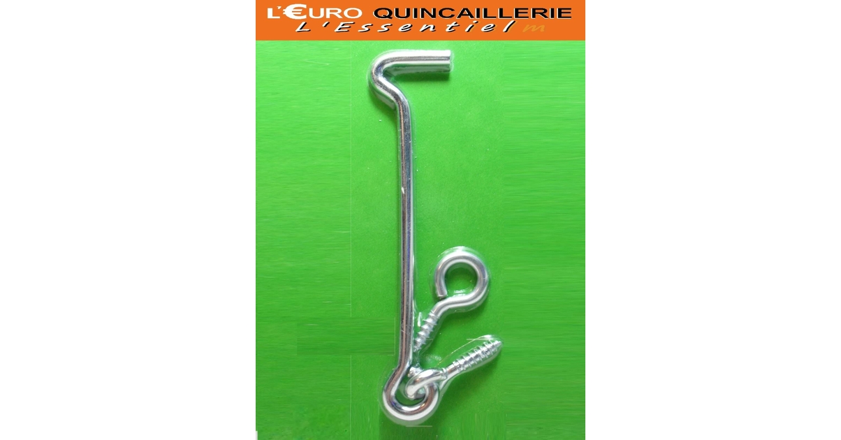 1 Crochet de contrevent 4x100mm - QUINCAILLERIE/Crochet de Contrevent ...