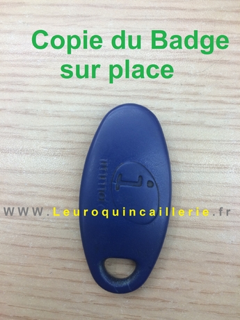 Reproduction badge immeuble