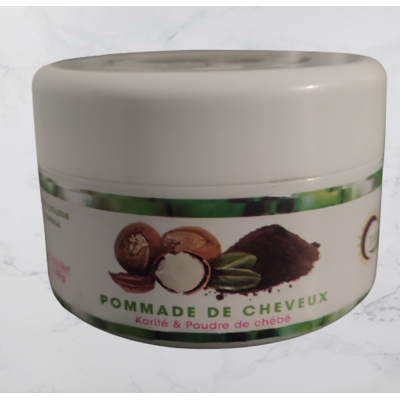 POMMADE DE CHEVEUX TAAMSI A BASE DE BEURRE DE KARITE ET POUDRE DE CHEBE ...