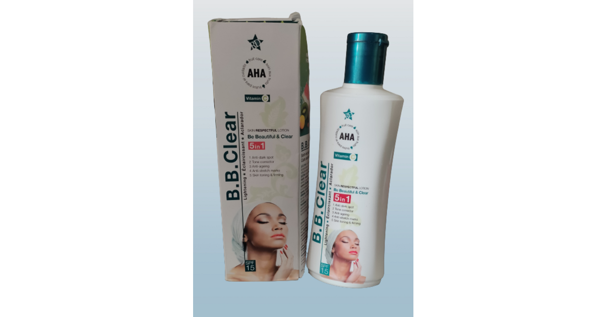 BB CLEAR LAIT ECLAIRCISSANT AUX AHA ANTI IMPERFECTIONS 200ML - SOINS DU ...
