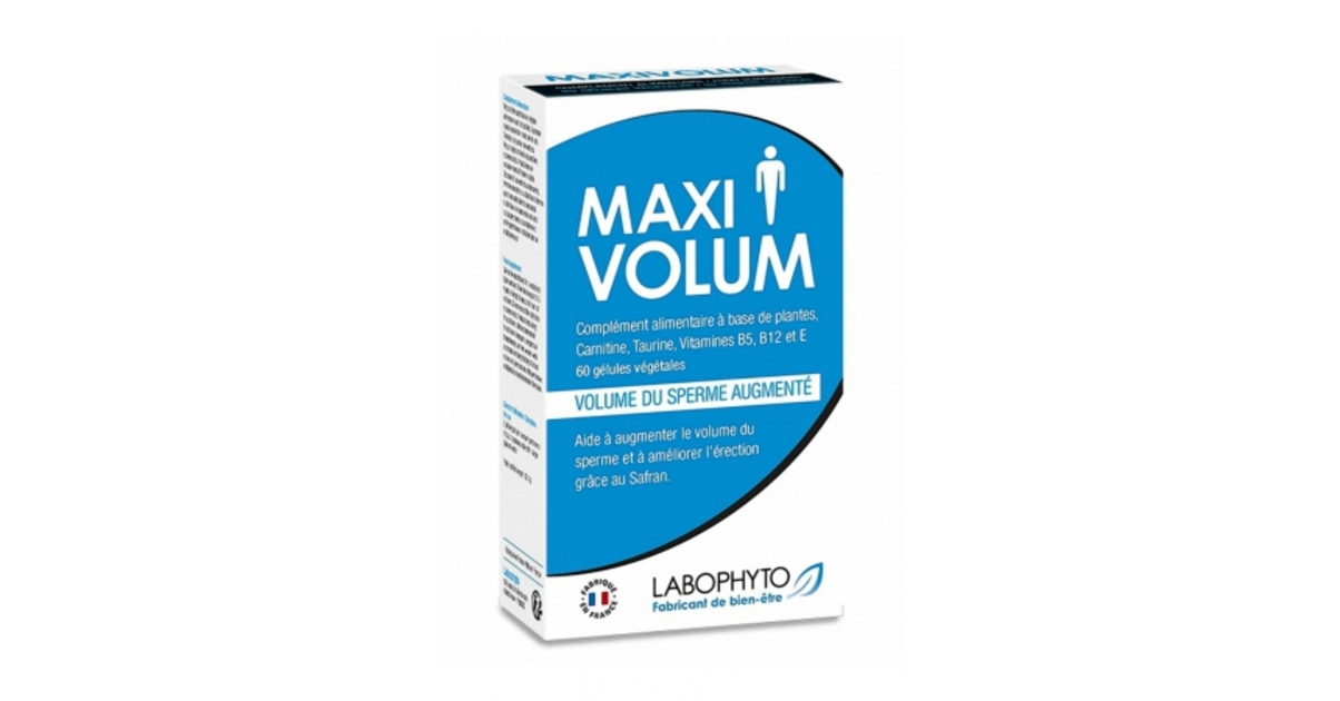 MaxiVolum (60 gélules) pour augmenter le volume du sperme ...