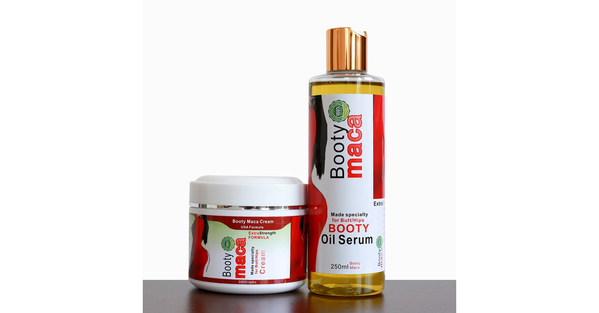 PACK BOOTY MACA CREME +HUILE POUR L ELARGISSENT DES HANCHES,VOLUME ...