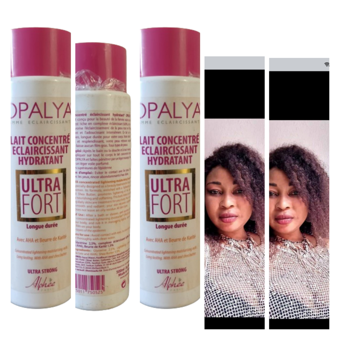 OPALYA LAIT ECLAIRCISSANT HYDRATANT ULTRA FORT AUX AHA & BEURRE DE ...