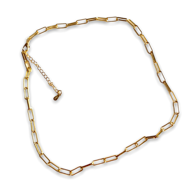 Collier Grosse Maille Or Lila, radieux - Simple Comme Bijou