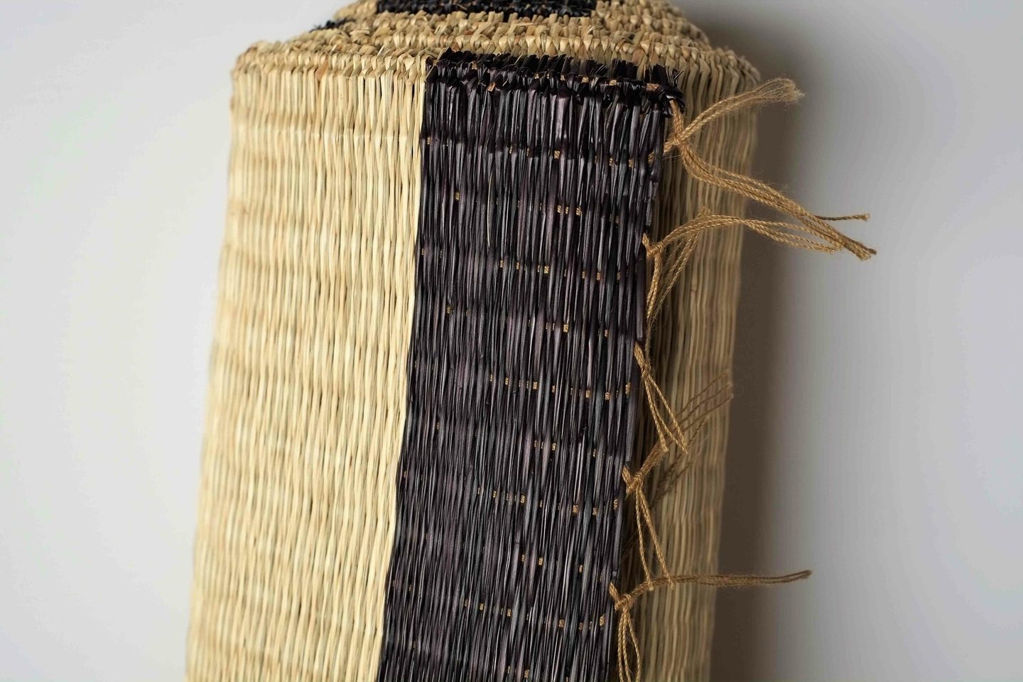 Natte en jonc naturel colorée du Cambodge - Tapis - Rivière Salée