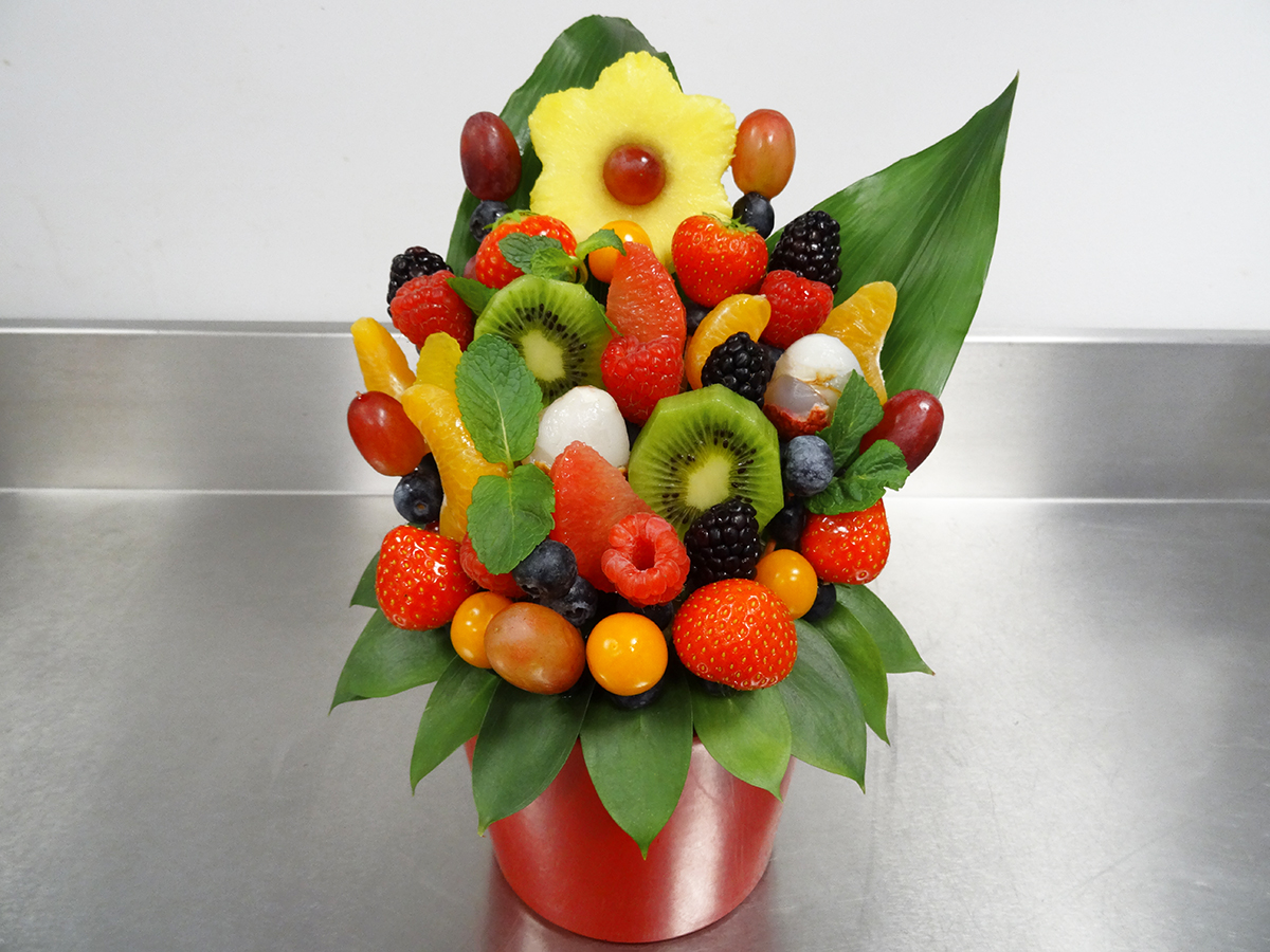 Idées Cadeaux Anniversaire - Corbeille & Bouquet De Fruits