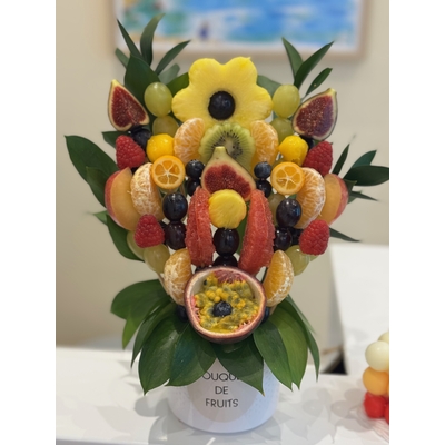 Achat Bouquet De Fruits Corbeille Panier Fraises Chocolat