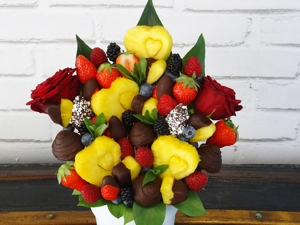 Bouquet De Fruits Intense Moyen - Corbeille De Fruits Tranchés