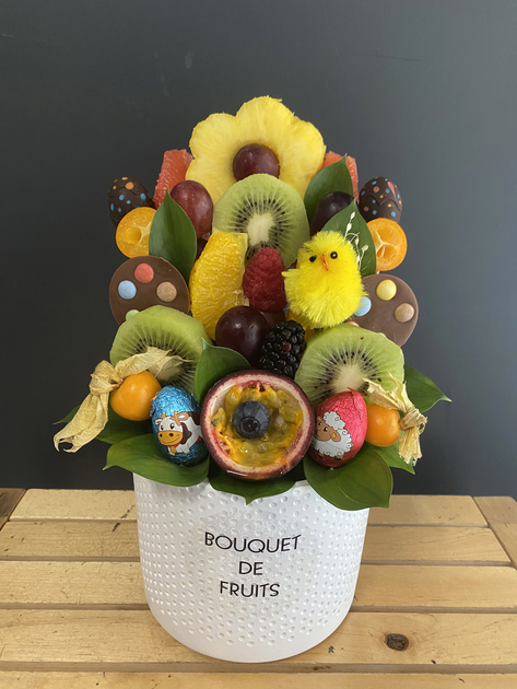 Bouquet De Fruits & Chocolat - Idée Cadeau Paques