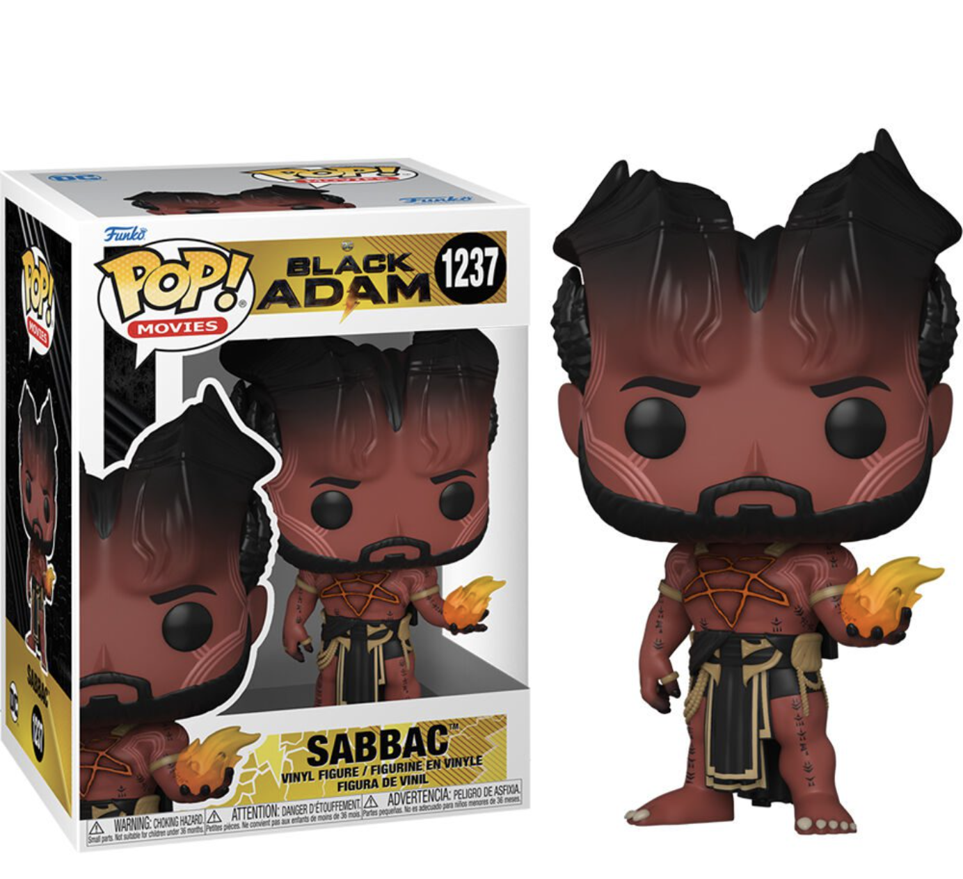 Black Adam - Bobble Head Funko Pop N°1237 : Sabbac