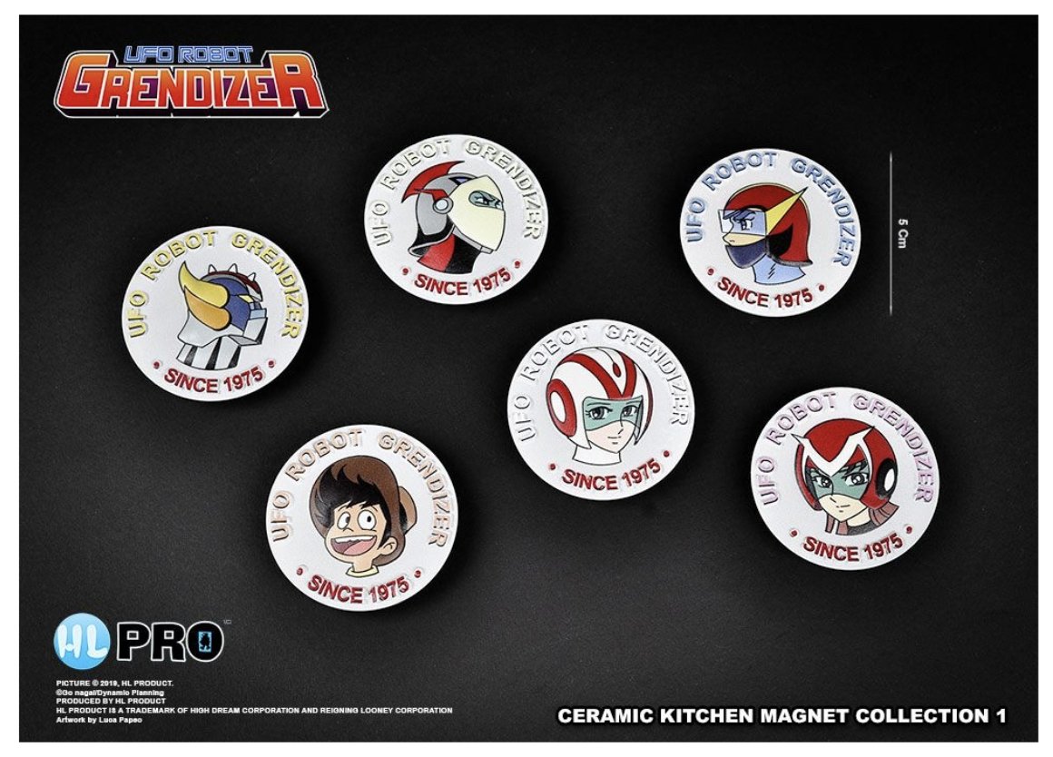 Grendizer : Pack de 6 magnets Goldorak