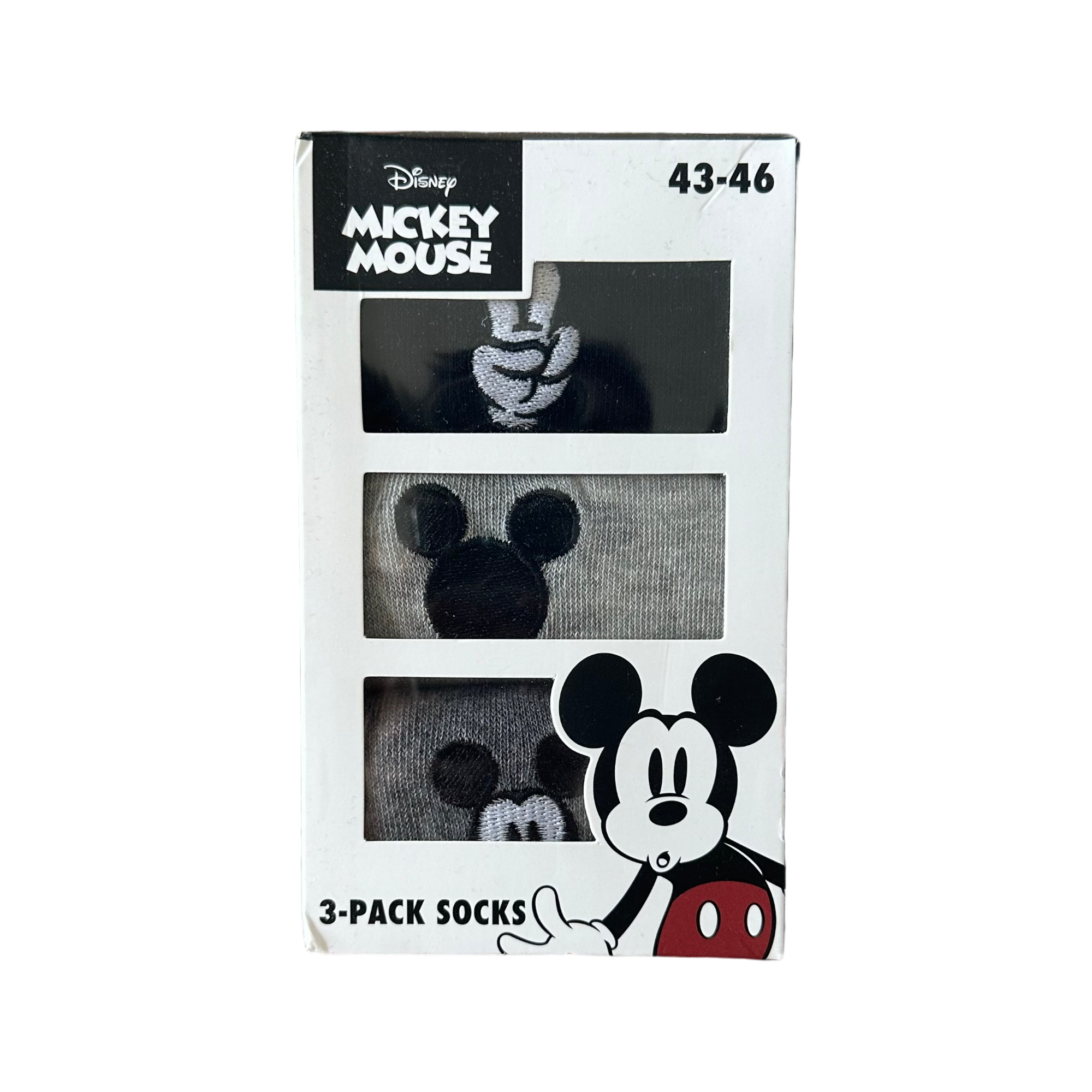 Disney - Mickey Mouse - Pack de 3 chaussettes "43/46"