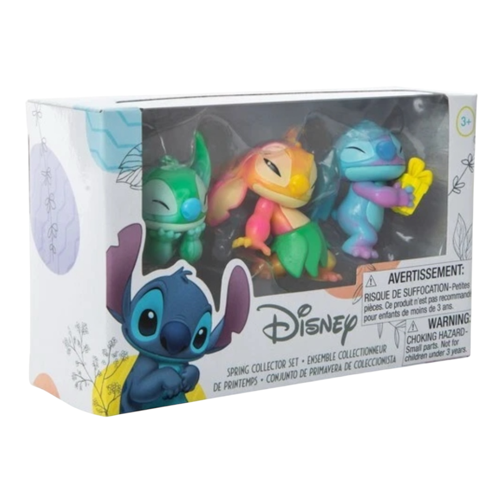 Disney - Lilo et Stitch : Pack de 3 figurines Stitch