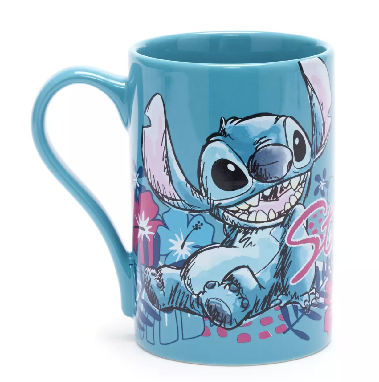 Disney - Lilo et Stitch : Mug Stitch fleur