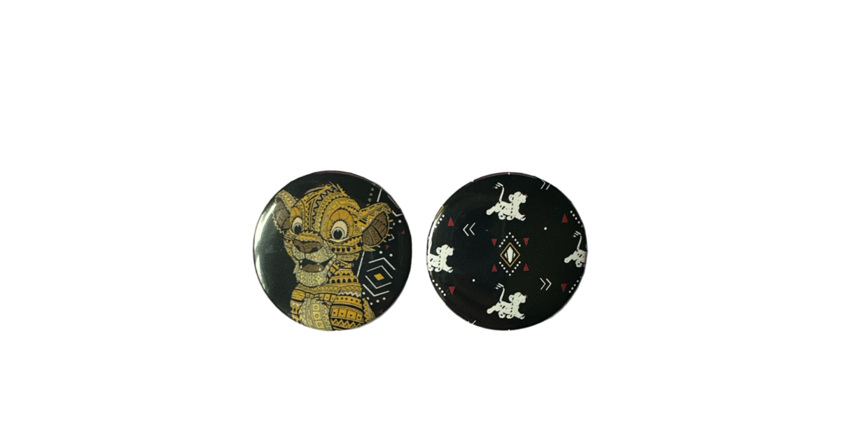 Disney - Le roi lion : Lot de 2 badges LSF