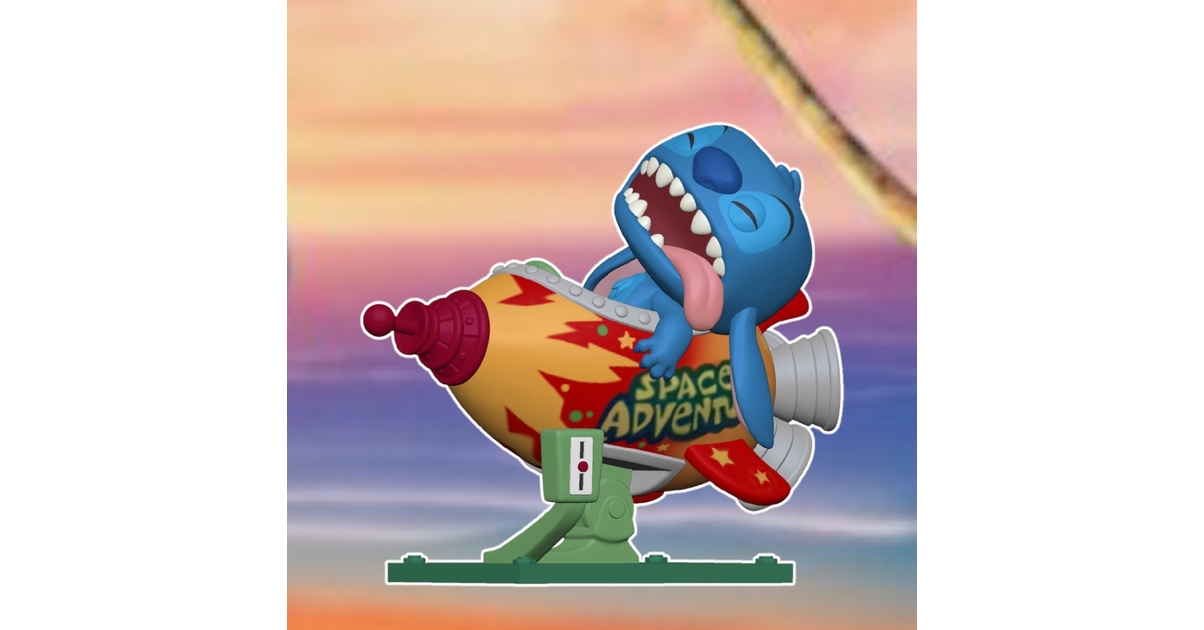 Disney - Funko Pop Ride Super Deluxe : Stitch in rocket