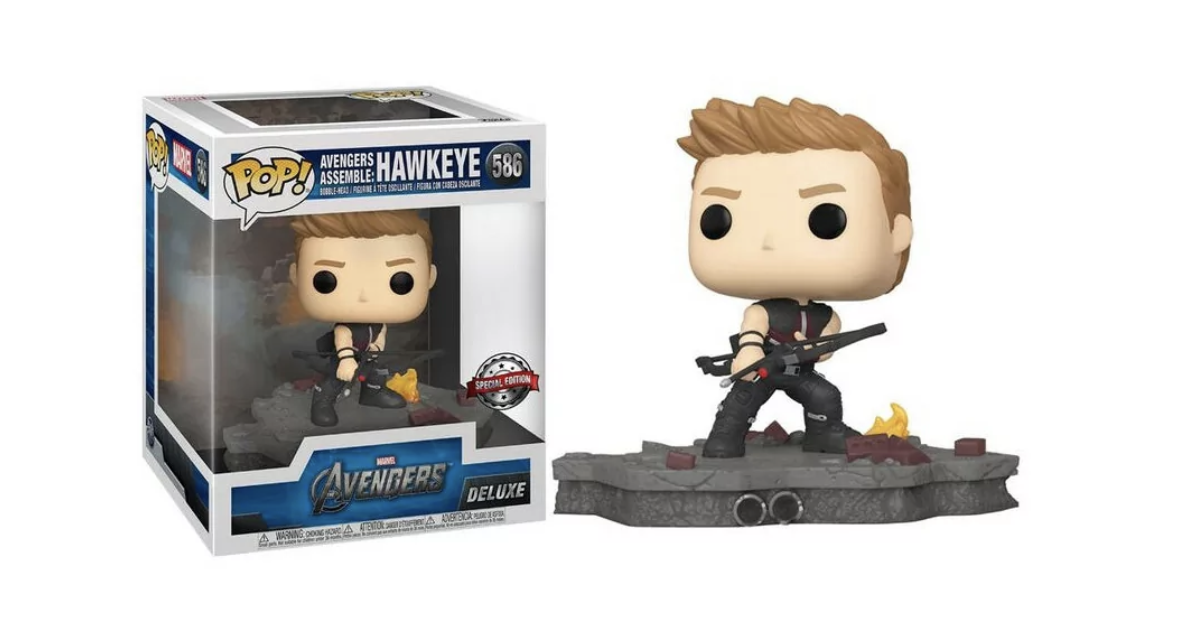 Marvel - Bobble Head Funko Pop N°586 : Hawkeye "Avengers Assemble