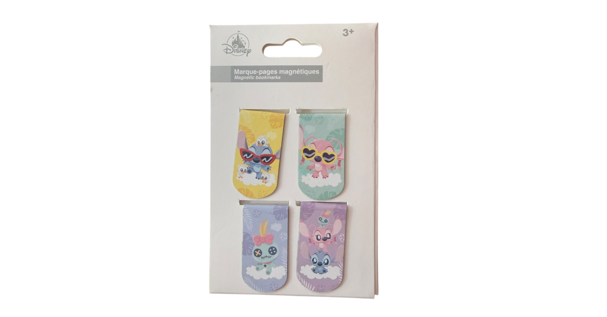 Disney - Lilo et Stitch : Set de 4 marque-pages magnétiques