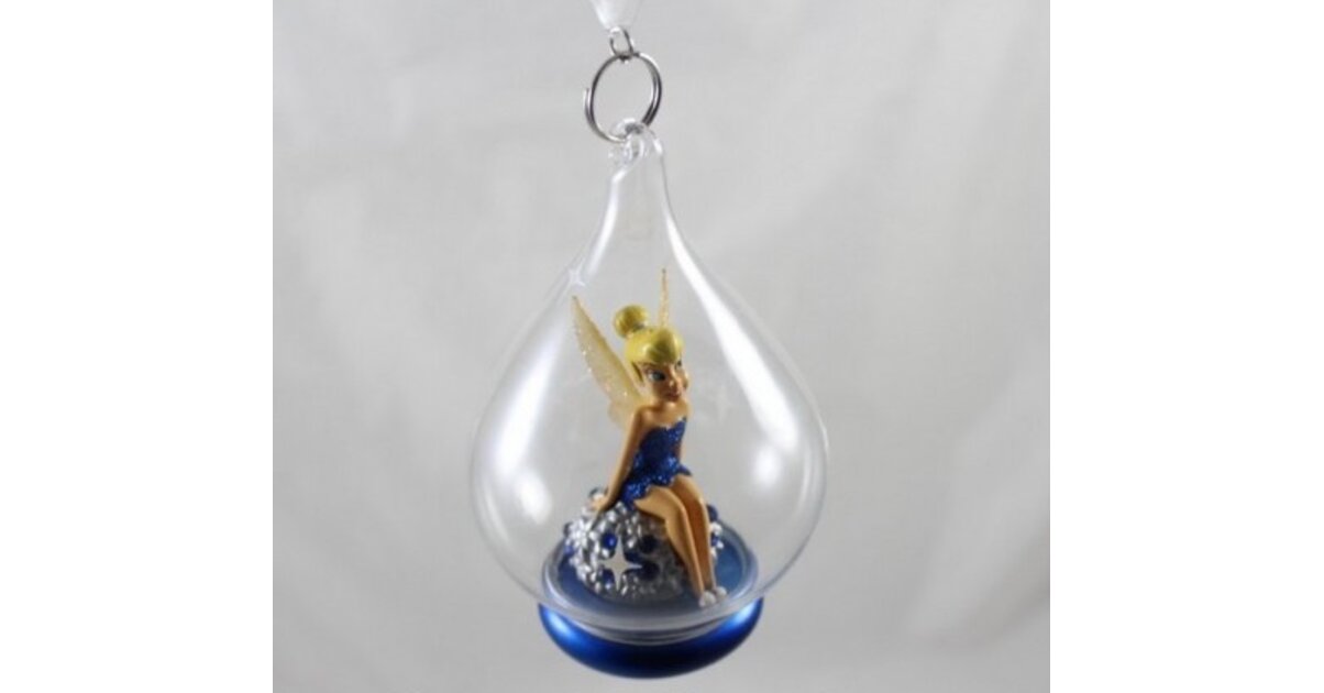 Disney - Boule de noël Fée Clochette bleue 25ème anniversaire