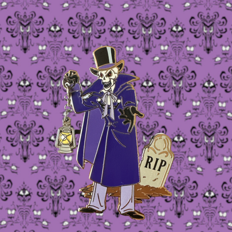 Disney - Phantom Manor : Pin's squelette lampe OE